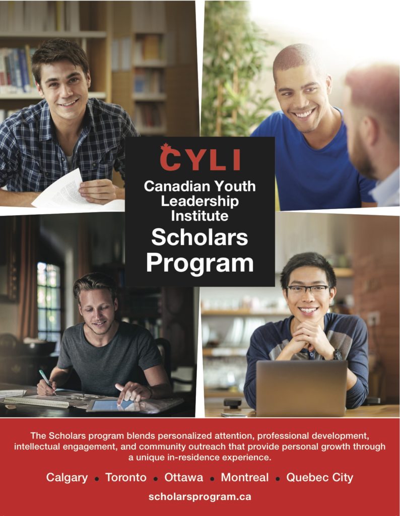 Scholars Program - Canadian Youth Leadership Institute